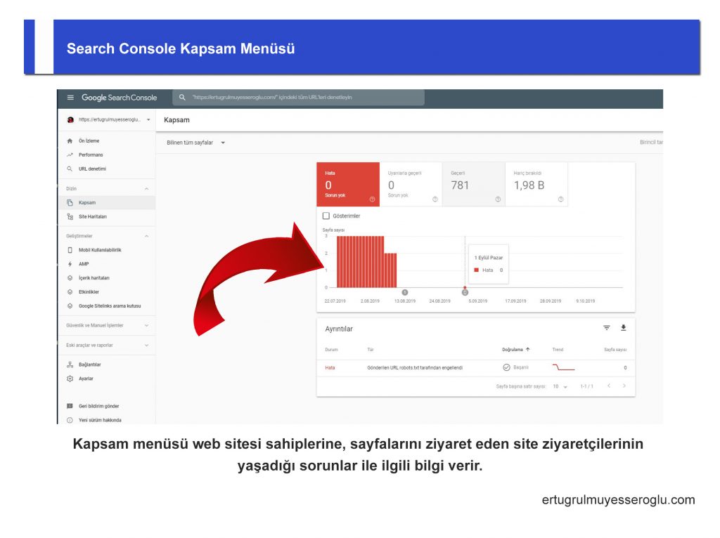 Search Console Nedir? Etkili Nasıl Kullanılır? | Ertuğrul Müyesseroğlu